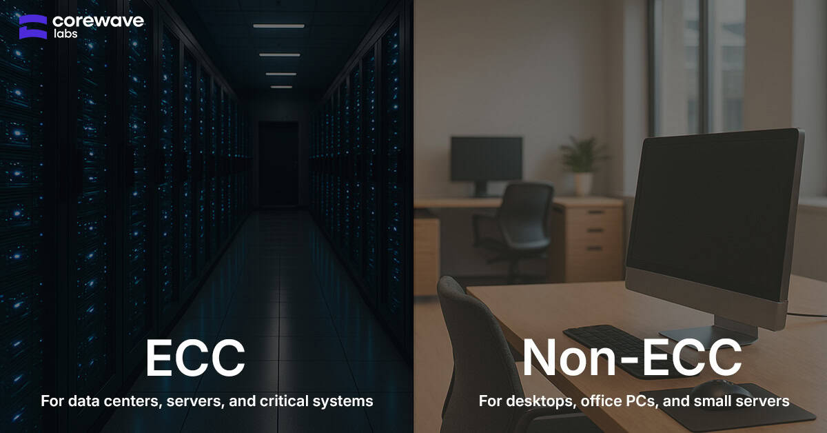 ECC vs Non-ECC Memory: Differences, Use Cases & Benefits